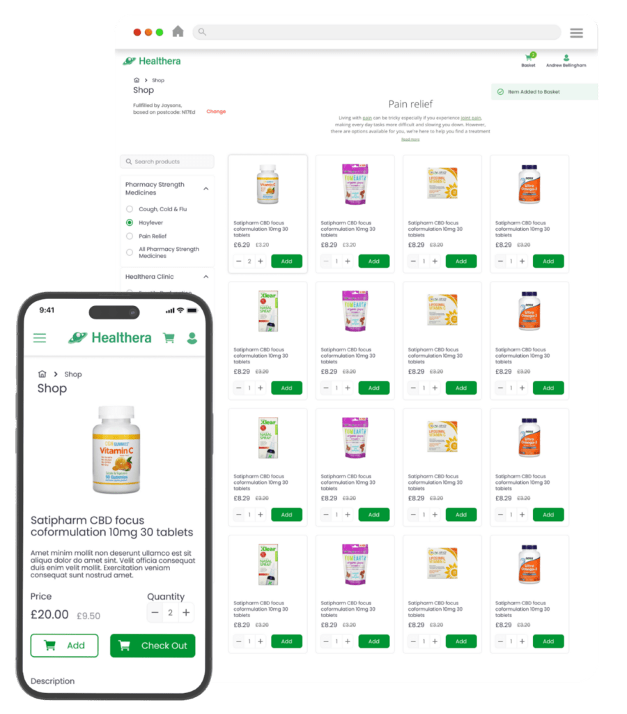 Pharmacy Marketplace App Development for Healthera | Riseapps